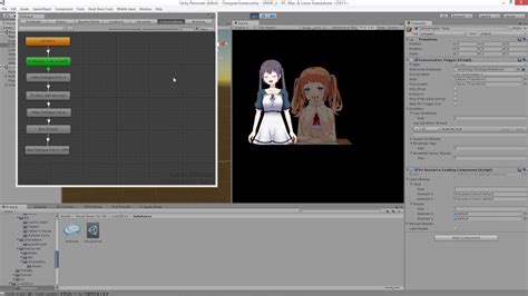 visual novel for dialogue system for unity live2d intergration tutorial