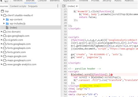 wordpress header php keeps old deleted tags with wrong