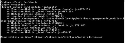node js error installing ionic using npm stack overflow