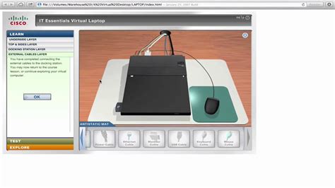 cisco it essentials virtual laptop youtube