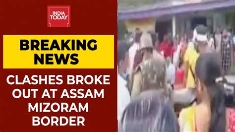 Deadly Clashes Break Out At Assam Mizoram Border Over Land Dispute 6