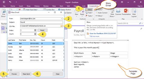 how to use mail merge from a csv file to do mass mailings