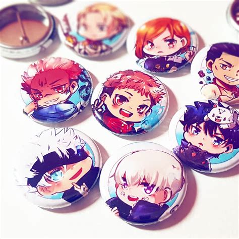 Jujutsu Kaisen Button Set 8 Eventeny
