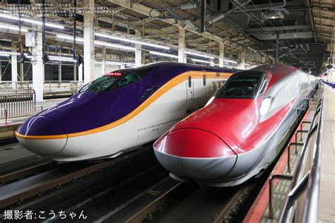 2nd Train 【jr東】e8系g1編成が夜に大宮まで試運転の写真 Topicphotoid 73705