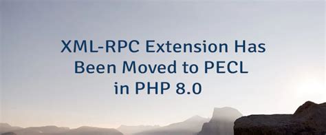 xml rpc extension has been moved to pecl in php 8 0 lindevs