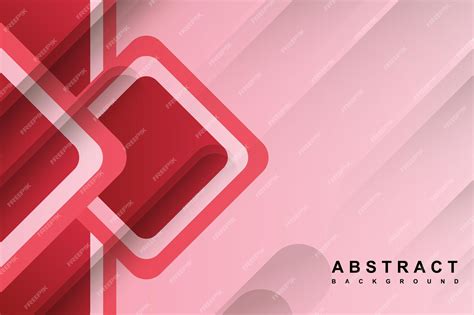 Premium Vector Abstract Pink Background With Geometrical Shape