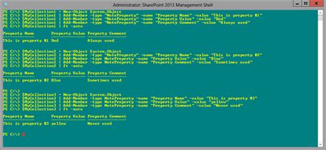 powershell tip create generic objects to collect and display data