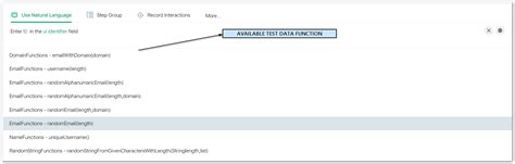 how to use custom test data functions in testsigma help