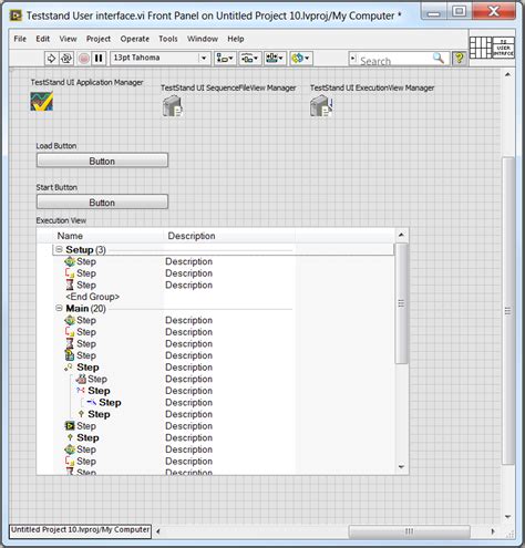 simple teststand user interface api for labview ni community