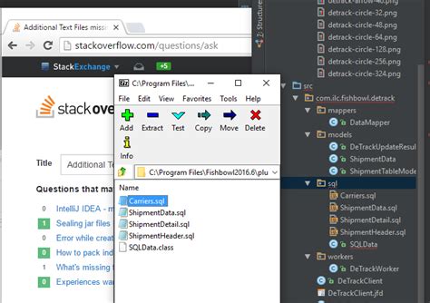 java additional text files missing from artifact jar