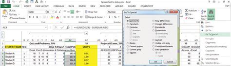 how to debug excel spreadsheets