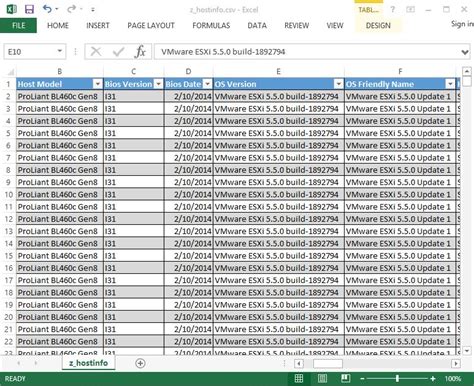 collecting esxi host hardware information with powershell vm spot