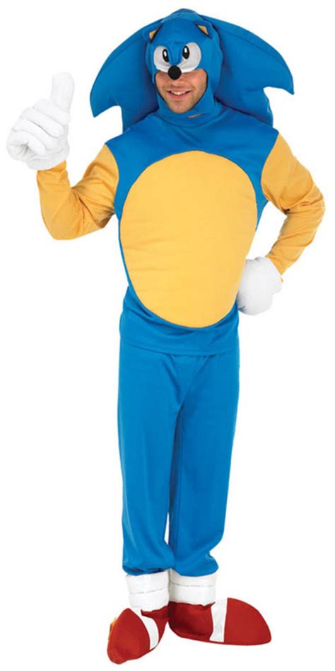 Officially Licensed Sonic The Hedgehog Men Adults Fancy Dress Party Costume