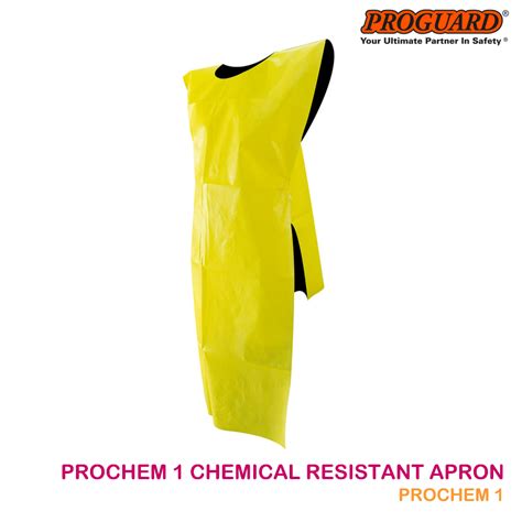 Proguard Prochem 1 Chemical Resistant Apron With Pe Coating Waterproof