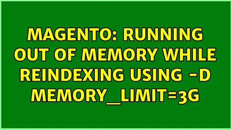 magento running out of memory while reindexing using d memory limit