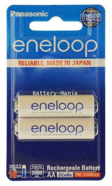 Panasonic Eneloop Aa Pack 2 ก้อน 2000 Mah ชาร์จ 2100 ครั้ง Made In