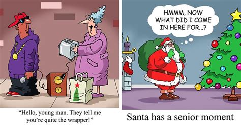 20 Festive Cartoons That I Made For The Christmas Season Bored Panda