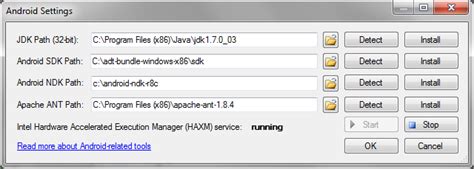 visualgdb integration with intel haxm