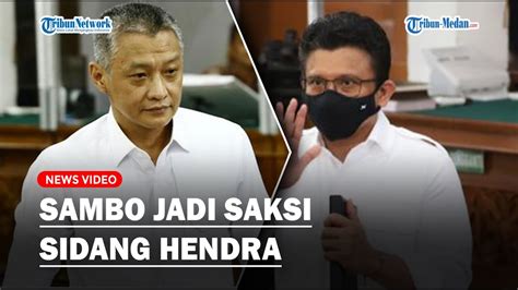 🔴 Ferdy Sambo Jadi Saksi Sidang Hendra Kurniawan Kasus Obstruction Of
