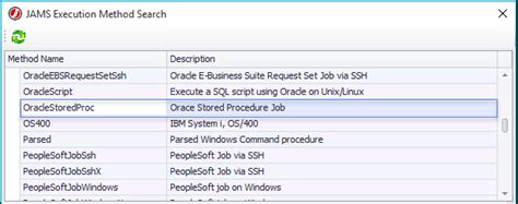automating oracle stored procedures with jams job scheduler
