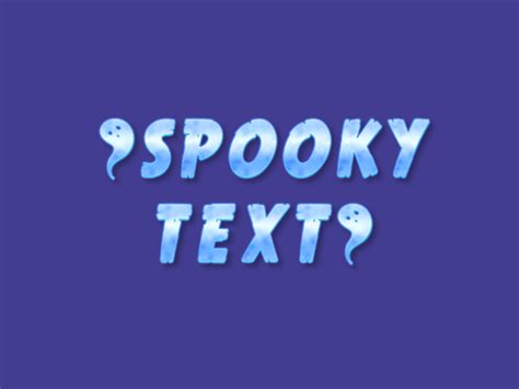 spooky text mockofun