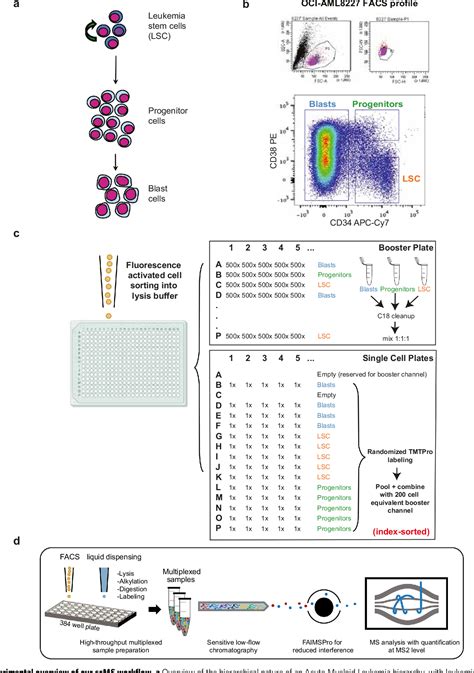 Figure 1 From Quantitative Single Cell Proteomics As A Tool To