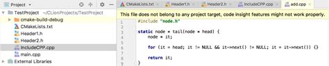 cmake project files help clion