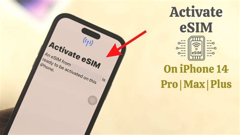 Iphone 14 Plus Pro Max How To Activate An Esim [setup] Youtube