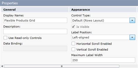 a simple flexgrid application