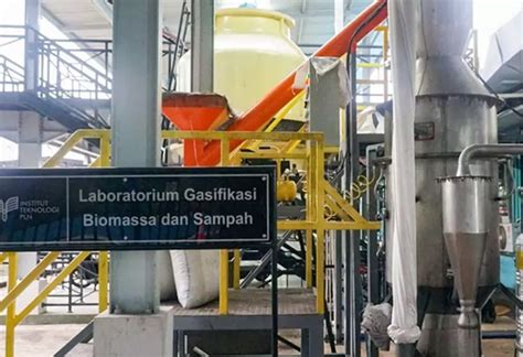 Institut Teknologi Pln Operasikan Laboratorium Gasifikasi Biomassa Dan