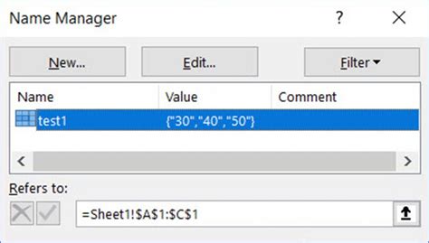 ctrl f3 name manager dialog box excelnotes