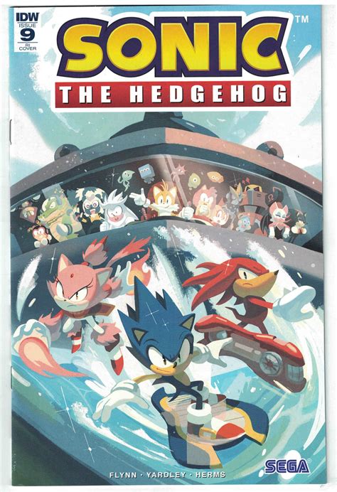 Sonic The Hedgehog 9 1 10 Retailer Incentive Variant Ri A Idw 2018 Vf