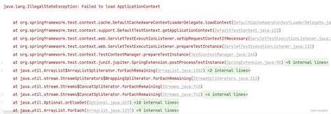 java lang illegalstateexception failed to load applicationcontext解决方法