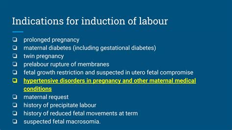 Induction Of Labour And Prolonged Pregnancy Ppt