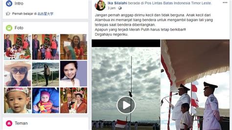 Video Viral Aksi Heroik Pelajar Smp Panjat Tiang Bendera Demi