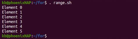 bash script for loop explained with examples phoenixnap kb
