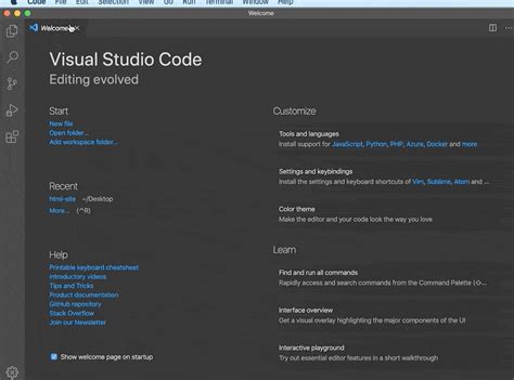 コードエディタを使用してcssおよびhtml練習プロジェクトを設定する方法 開発者ドキュメント