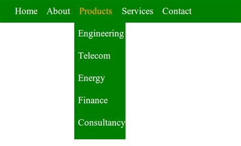 html css exercise css navigation bar w3resource