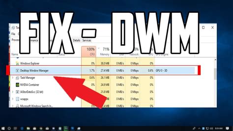 How To Fix Desktop Window Manager High Cpu Usage Dwm Exe Windows