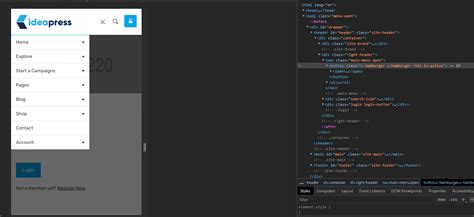 javascript react toggle not working on mobile screen stack overflow