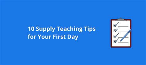 10 Supply Teaching Tips For Your First Day Zen Educate