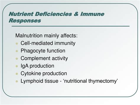 Ppt Nutrition Infection And The Immune System Powerpoint Presentation