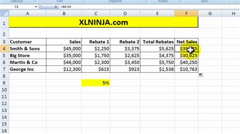excel basics formulas tutorial youtube