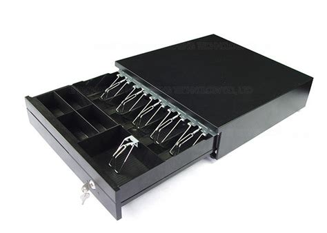 Metal 4c Rj11 Pos System Cash Drawer Cash Box With Coin Sorter Tray