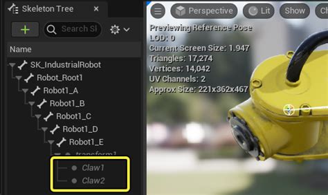 skeletons in unreal engine unreal engine 5 0 documentation
