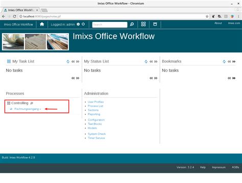 imixs office workflow documentation quick start installation guide