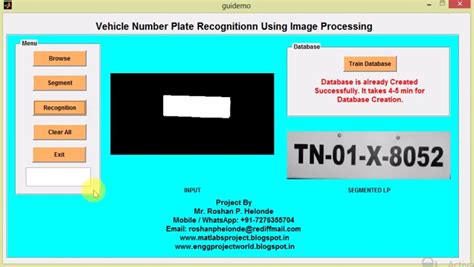 matlab project with source code vehicle number plate