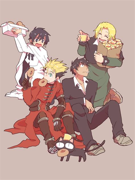 Vash The Stampede Nicholas D Wolfwood Meryl Stryfe Milly Thompson
