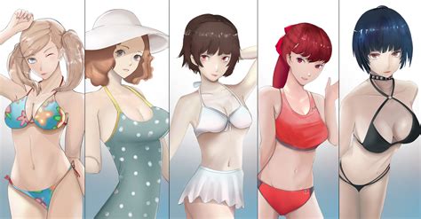 Artstation Persona 5 Royal Girls Swimsuit