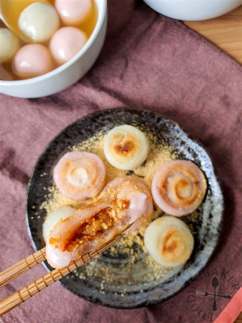 Pan Fried Tang Yuan Chinese Glutinous Rice Balls